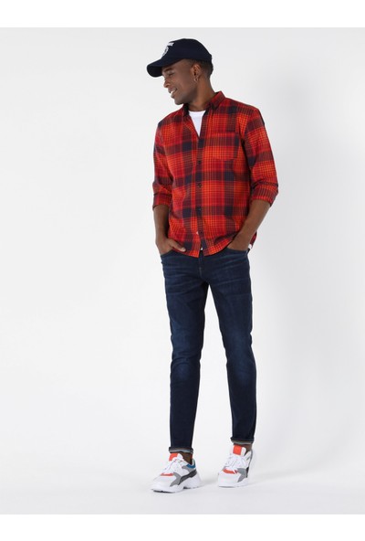 Colin's Kırmızı Erkek Gömlek U.kol Colin's Kırmızı Erkek Gömlek U.kol