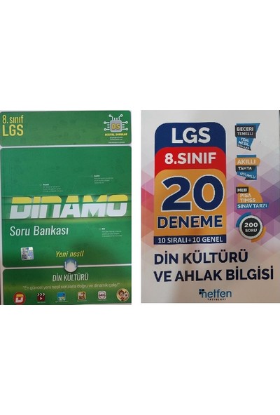 Tonguç Akademi 8. Sınıf Din Kültürü Dinamo Soru Bankası ve 20' Li Deneme Seti