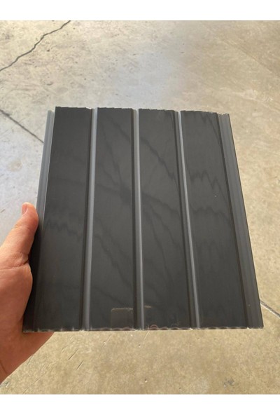 Serprofil Fugalı Antrasit Gri Pvc Duvar Tavan Lambiri / 40 Adet 20CM x 1,5 Metre - 12 Metrekare Serprofil Fugalı Antrasit Gri Pvc Duvar Tavan Lambiri / 40 Adet 20CM x 1,5 Metre - 12 Metrekare