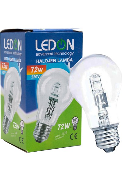 Ledon LD-2772 Halojen Ampul E27 72 Watt Ledon LD-2772 Halojen Ampul E27 72 Watt