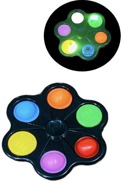 Roseroi Işıklı Stres Çarkı Pop It Fidget Push Bubble Duyusal Popit Hand Spinner Roseroi Işıklı Stres Çarkı Pop It Fidget Push Bubble Duyusal Popit Hand Spinner