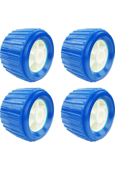 4 Adet Tekne Römork Rulo Deniz Şişme Nervürlü Wobble Rulo Kiti Yeni