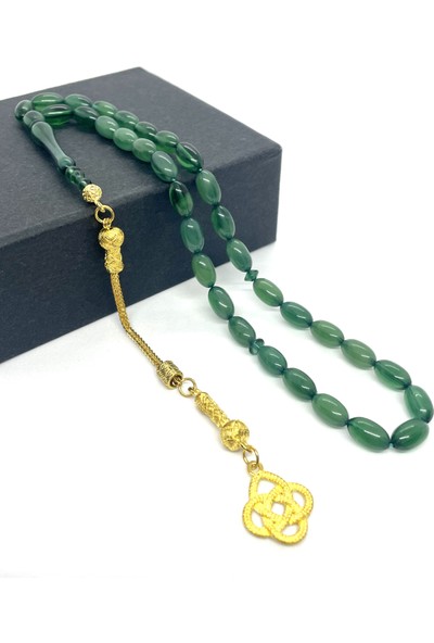 Hediye Kutusu Sistemli Toz Kehribar Tesbih