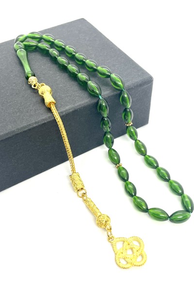 Hediye Kutusu Sistemli Toz Kehribar Tesbih