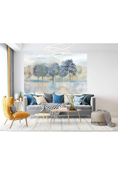 Hobimania Kanvas Tablo Mavi Ağaçlar Yağlı Boya Görünümlü 70 x 100 cm Duvar Dekorasyon Moda Tablo Hobimania Kanvas Tablo Mavi Ağaçlar Yağlı Boya Görünümlü 70 x 100 cm Duvar Dekorasyon Moda Tablo
