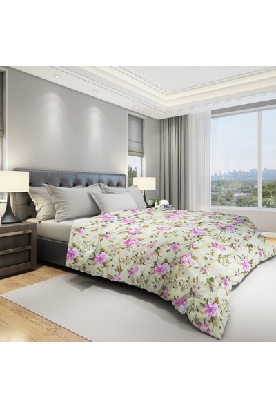 Miabella Home Çiçek Çift Kişilik Microsaten Lüx Yorgan Miabella Home Çiçek Çift Kişilik Microsaten Lüx Yorgan