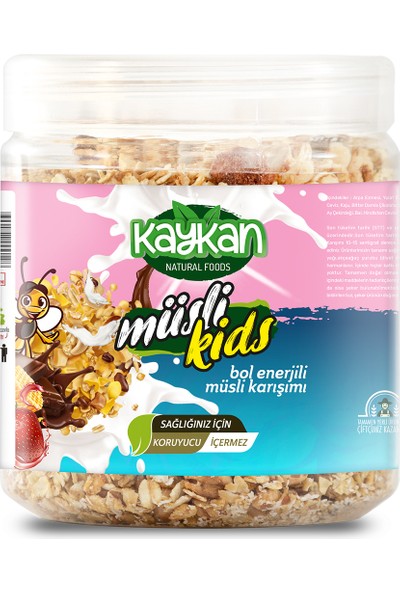 Kaykan Natural Foods Müsli Kids Çocuklara Özel Karışım Granola 350GR