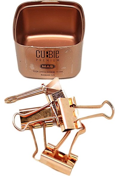 Mas Cubbie Premium 1324 Omega Kıskaç Rose Gold 19 mm