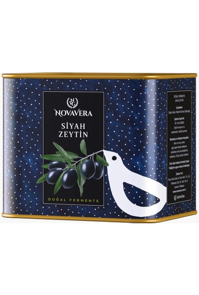 Novavera Gemlik Natürel Fermente Siyah Zeytin Xl 1 kg Novavera Gemlik Natürel Fermente Siyah Zeytin Xl 1 kg