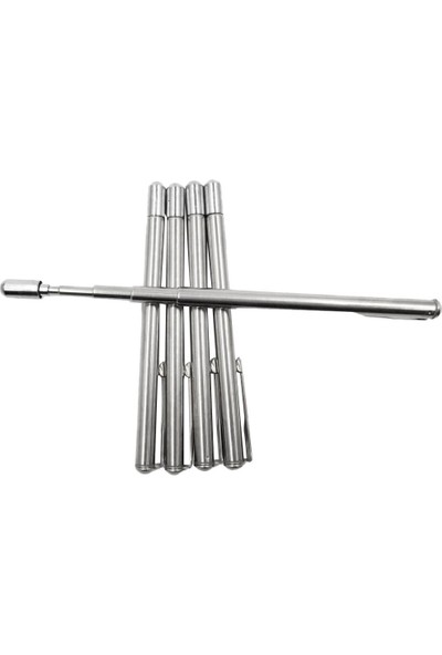 Paslanmaz Çelik Tükenmez Kalem Teleskopik Sanat Bilyalı Point Kalem Rollerpen 6 Bölümler Paslanmaz Çelik Tükenmez Kalem Teleskopik Sanat Bilyalı Point Kalem Rollerpen 6 Bölümler