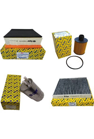 Opar Fiat Linea 1.6 Jtdm Filtre Bakım Seti 2008-2019 Model 103 Bg Karbon 4LÜ-OTODEPOSUSET3737G Opar Fiat Linea 1.6 Jtdm Filtre Bakım Seti 2008-2019 Model 103 Bg Karbon 4LÜ-OTODEPOSUSET3737G