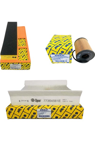 Opar Fiat Fiorino Euro 4 1.3 D Multijet 16V Filtre Bakım Seti 2008-SONRASI [3LÜ-OTODEPOSUSET4747B]