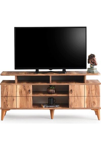 Mapa 130 cm Artı Kapak Raflı Tv Sehpası