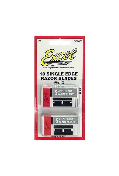 Excel ''single Edge Razor Blade, .009'''' - 10 Pcs.'' Excel ''single Edge Razor Blade, .009'''' - 10 Pcs.''