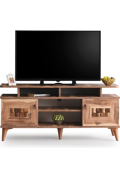 Mapa 110 cm Mozaik Raflı Tv Sehpası