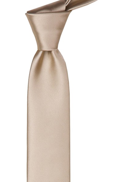 Kravatkolik Kemik Düz Slim Saten Kravat SK4513