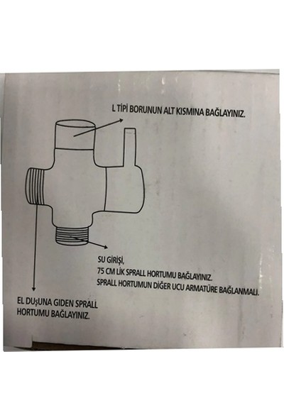 Yapıtaşı Robot Duş Seti Yönlendirici Musluk