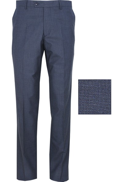 Varetta Erkek Mavi Poliviskon Kumaş Pantolon