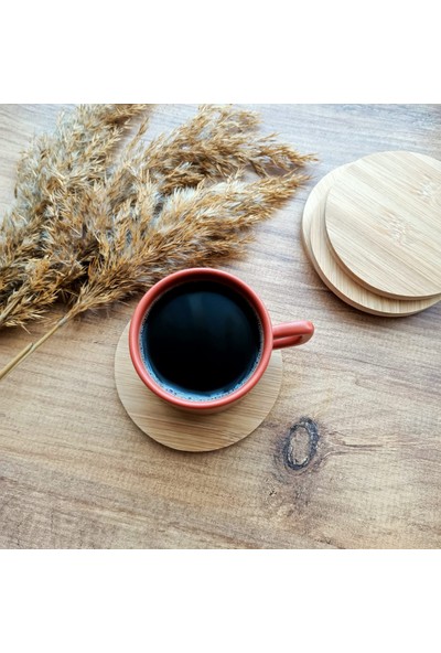 Femina Design Ahşap 4 Lü Bohem Bardak Mum Altlığı Femina Design Ahşap 4 Lü Bohem Bardak Mum Altlığı