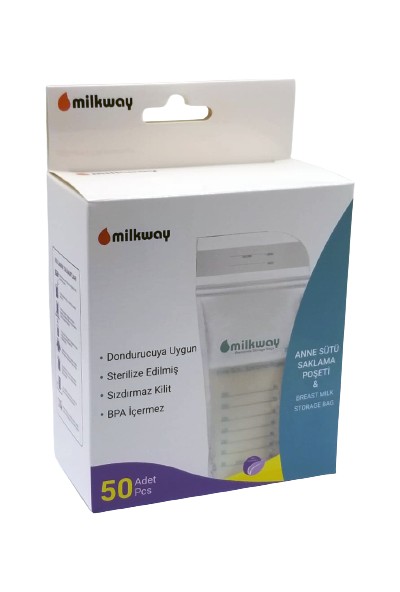 Milkway Süt Saklama Poşeti 50’li
