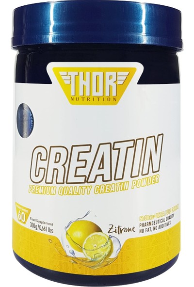 Thor Nutrition Creatine 300gr 60 Servis Thor Nutrition Creatine 300gr 60 Servis