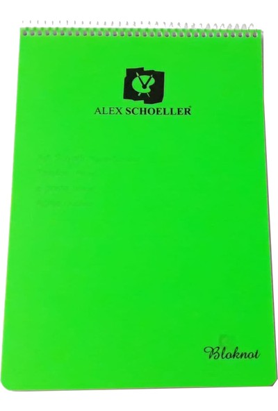 Alex Schoeller A4 Kareli 80 Yaprak Bloknot Alex Schoeller A4 Kareli 80 Yaprak Bloknot