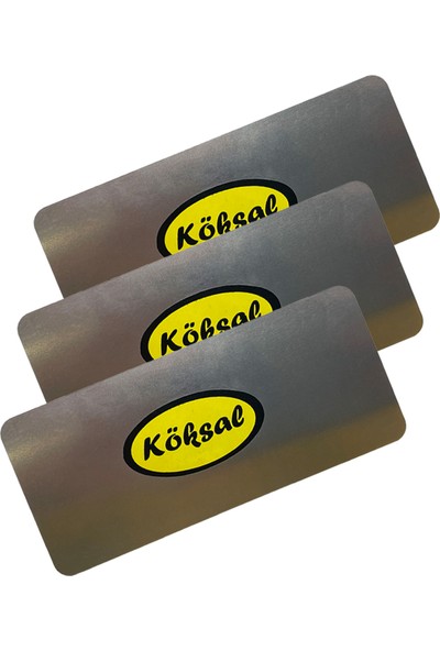Köksal Rötuş Çeliği 4cmx9cm - 3 Adet