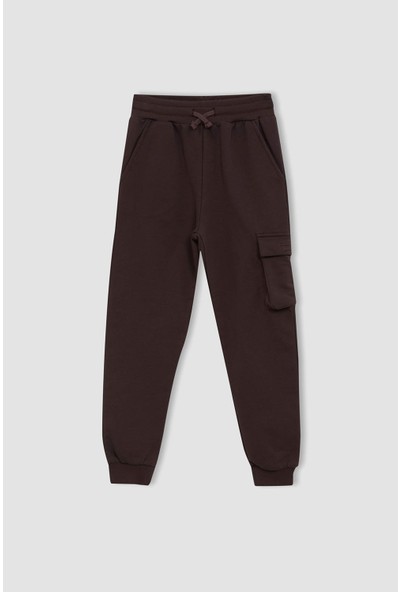 DeFacto Erkek Çocuk Regular Fit Kargo Cepli İnce Sweatshirt Kumaşı Eşofman Alt X0691A621CW DeFacto Erkek Çocuk Regular Fit Kargo Cepli İnce Sweatshirt Kumaşı Eşofman Alt X0691A621CW