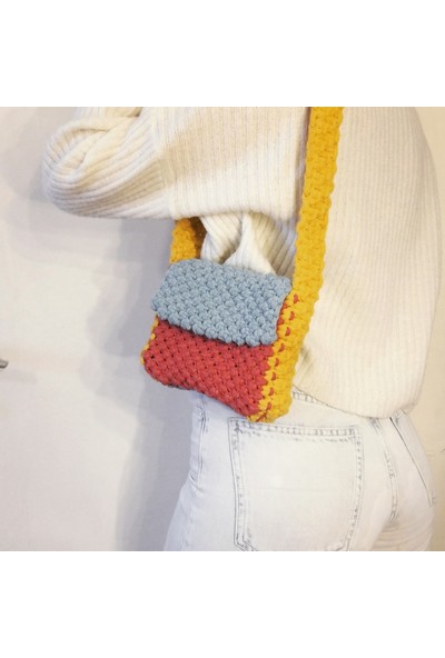 Biblo 3 Renkli Makrome Ip