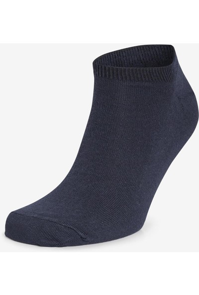 Black Deer Daily Bilek Boy Antrasit Pamuklu Patik Çorap 6'lı