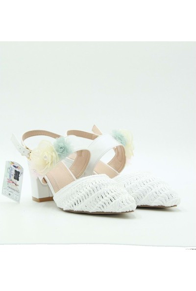 Guja 20Y176 Gelinlik-Abiye-Elbise Kadın Topuklu Ayakkabısı - Beyaz - 36 - ST01848-14413