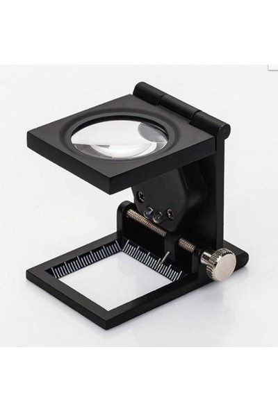 Zikken 10X Katlanır Sayaçlı Metal Lüp 28 mm 2 LED Işıklı Tekstil Büyüteç Zikken 10X Katlanır Sayaçlı Metal Lüp 28 mm 2 LED Işıklı Tekstil Büyüteç