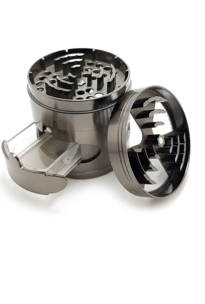 Dreamliner Çekmeceli 60 Mm. Gri Grinder Herbal Parçalayıcı PZ38GR