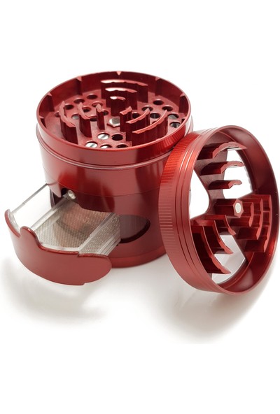 Falconetti Çekmeceli 60 mm. Kırmızı Grinder Herbal Parçalayıcı pz38kr Falconetti Çekmeceli 60 mm. Kırmızı Grinder Herbal Parçalayıcı pz38kr