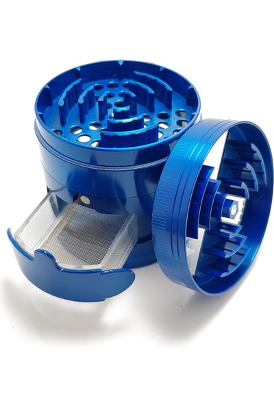 Dreamliner Çekmeceli 60 Mm. Mavi Grinder Herbal Parçalayıcı PZ38MV