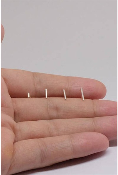 Aykan Kuyumculuk Çubuk Set Iğneli Küpe - AK0293 Aykan Kuyumculuk Çubuk Set Iğneli Küpe - AK0293