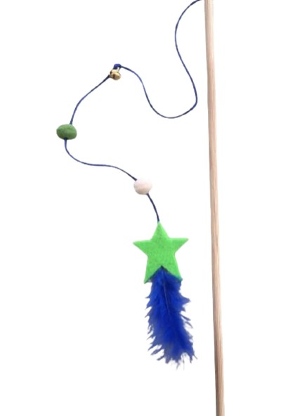 Bmsmia Keçe Yıldız Kedi Oltası