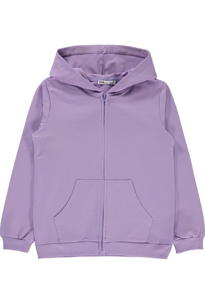 Civil Girls Kız Çocuk Kapüşonlu Hırka 10-13 Yaş Lila