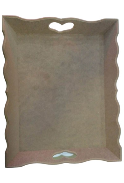 Bozkar Ahşap Boyanabilir Tepsi 45 x 35 cm