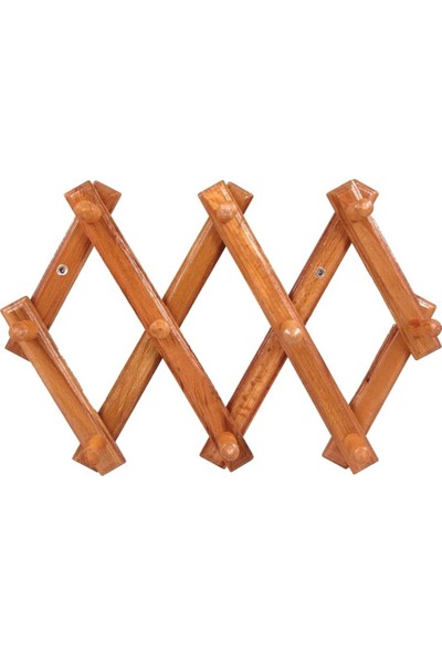 Rewel Ahşap Akordiyon 10'lu Askı 884040