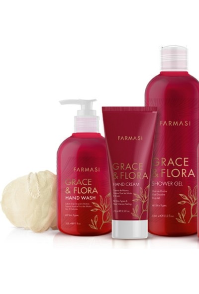 Farmasi Duş Jeli,sıvı Sabun,el Kremi,duş Lifi