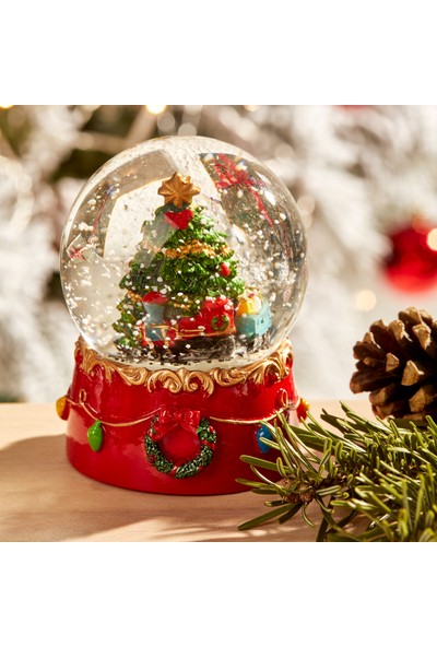 Karaca Home Tree With Train Kar Küresi Karaca Home Tree With Train Kar Küresi