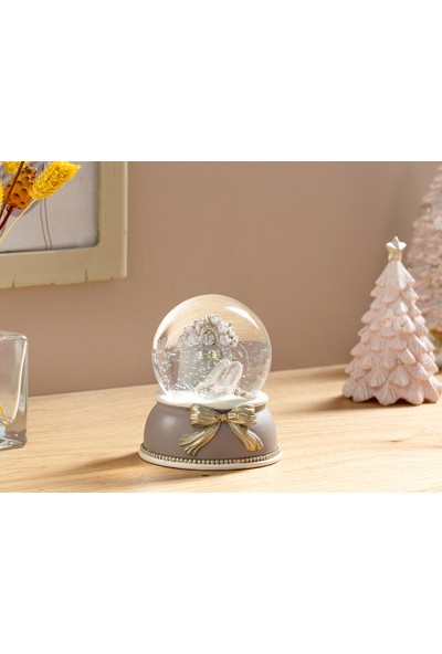 English Home Rose Garden Kar Küresı 7,5 x 7,5 x 9 cm Pembe - Gri English Home Rose Garden Kar Küresı 7,5 x 7,5 x 9 cm Pembe - Gri