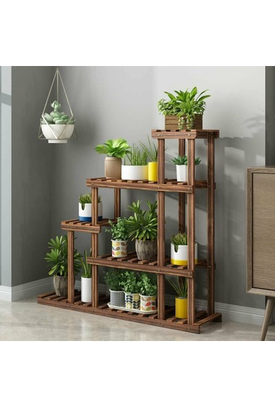 Alan Dekor Eskitme Ahşap Dekoratif Çiçeklik Saksılık Balkon Bahçe Standı Alan Dekor Eskitme Ahşap Dekoratif Çiçeklik Saksılık Balkon Bahçe Standı