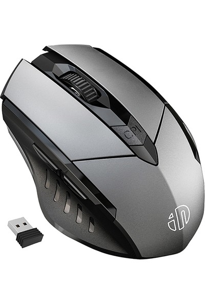 Inphic Oyun Kablosuz Mekanik Fare-Gri (Yurt Dışından)