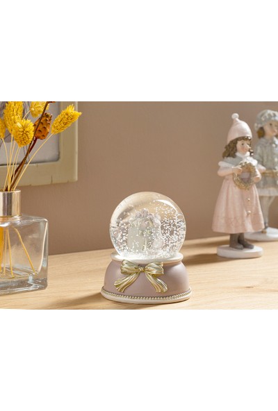 English Home Pretty Rose Kar Küresı 8 x 8 x 10 cm Pembe - Gri English Home Pretty Rose Kar Küresı 8 x 8 x 10 cm Pembe - Gri