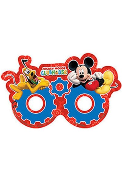 Dipak Mickey Mouse Baskılı Parti Gözlüğü / Maskesi 6 Adet Dipak Mickey Mouse Baskılı Parti Gözlüğü / Maskesi 6 Adet