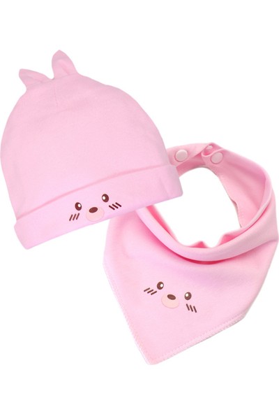 Farfi 2'li Şapka Ve Önlük Takımı - Pembe (Yurt Dışından)