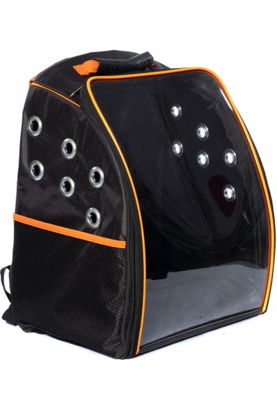 Bebebebek Şeffaf Kedi ve Köpek Düz Sırt Taşıma Çantası Siyah Bebebebek Şeffaf Kedi ve Köpek Düz Sırt Taşıma Çantası Siyah