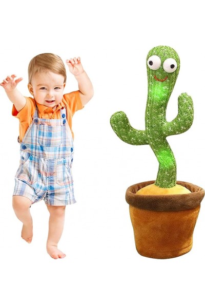 Egonex Dans Eden Kaktüs Müzikli Işıklı Saksı Peluş Oyuncak Cactus Egonex Dans Eden Kaktüs Müzikli Işıklı Saksı Peluş Oyuncak Cactus